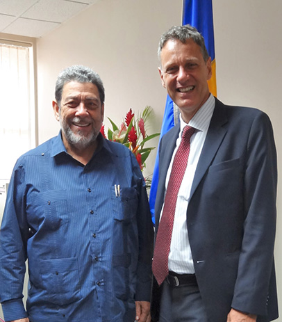 Ambassador Stephane Dovert Pays Visit To St. Vincent And The Grenadines